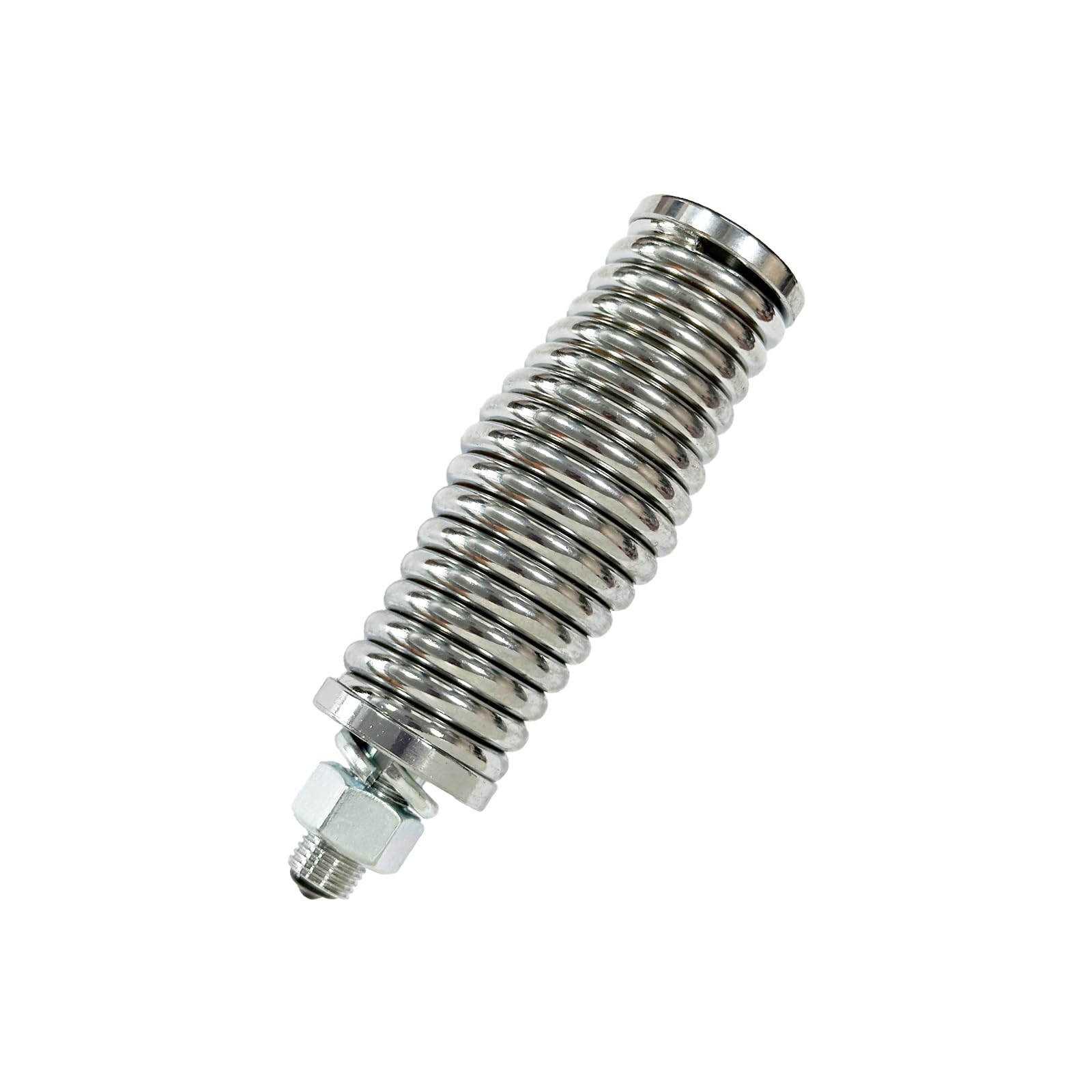 LeleoCar CB Radio Antenna Barrel Spring Mounting Base Silver Compatible ...