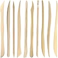 Amazon.com: 10-Piece Double Ended Clay Sculpting Tools Ceramic Wooden Clay Modeling Sculpture ...