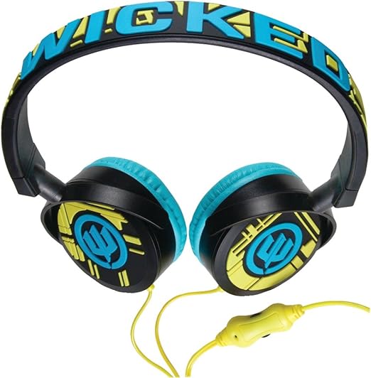 Wicked Audio Headphones Hero Blue/Yellow: Amazon.ca: Electronics