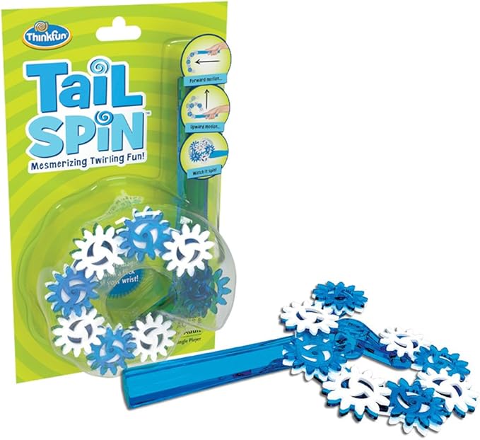 Amazon.com: ThinkFun TailSpin Spinning Toy for Mindful Fidgeting For ...