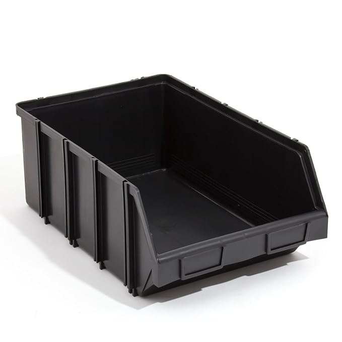 100 x Stapelboxen Stapelkisten Box 490x310x190 Gr 4 Sichtlagerkästen ...