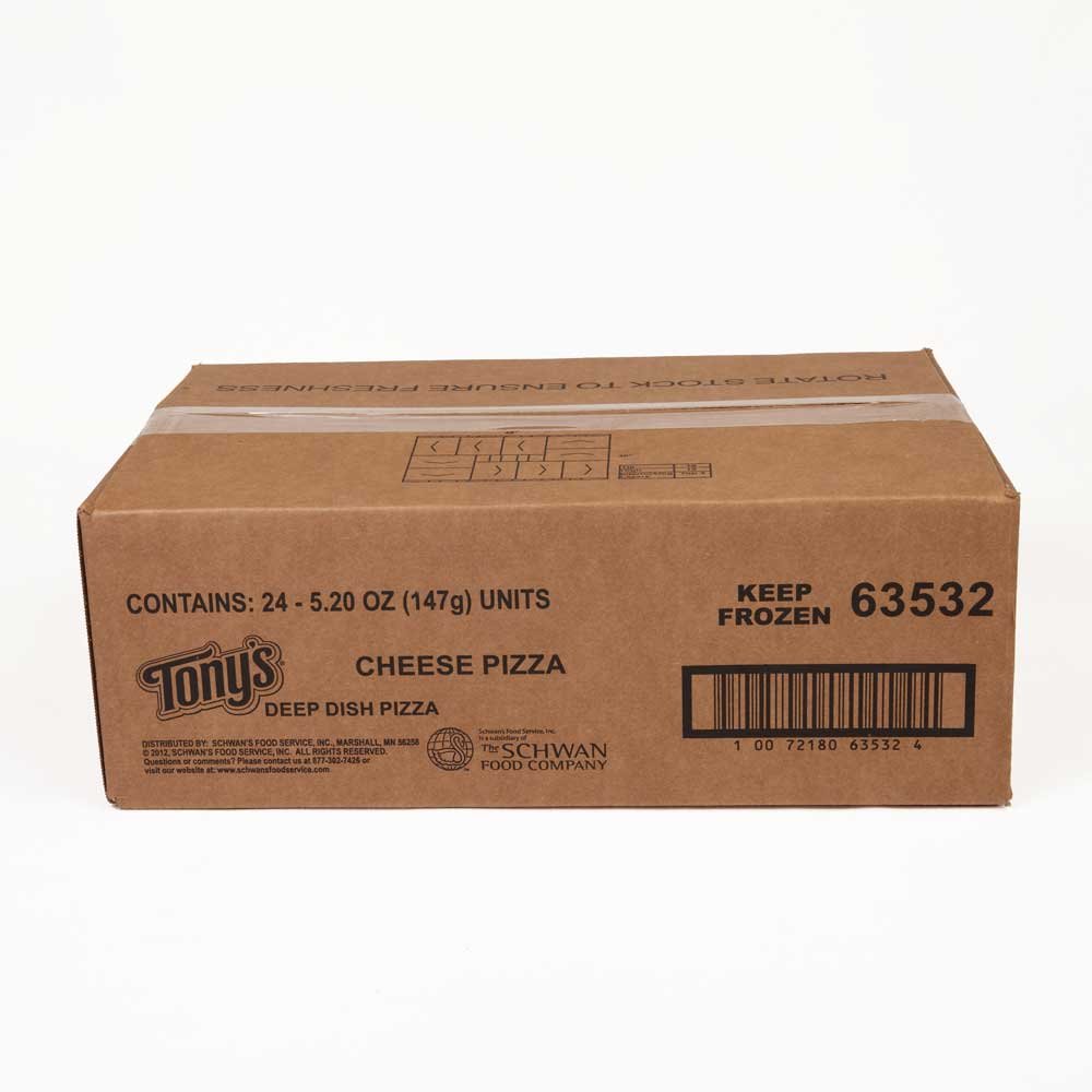 Schwans Tonys Cheese Par Baked Deep Dish Pizza, 5.5 Ounce -- 24 per ...