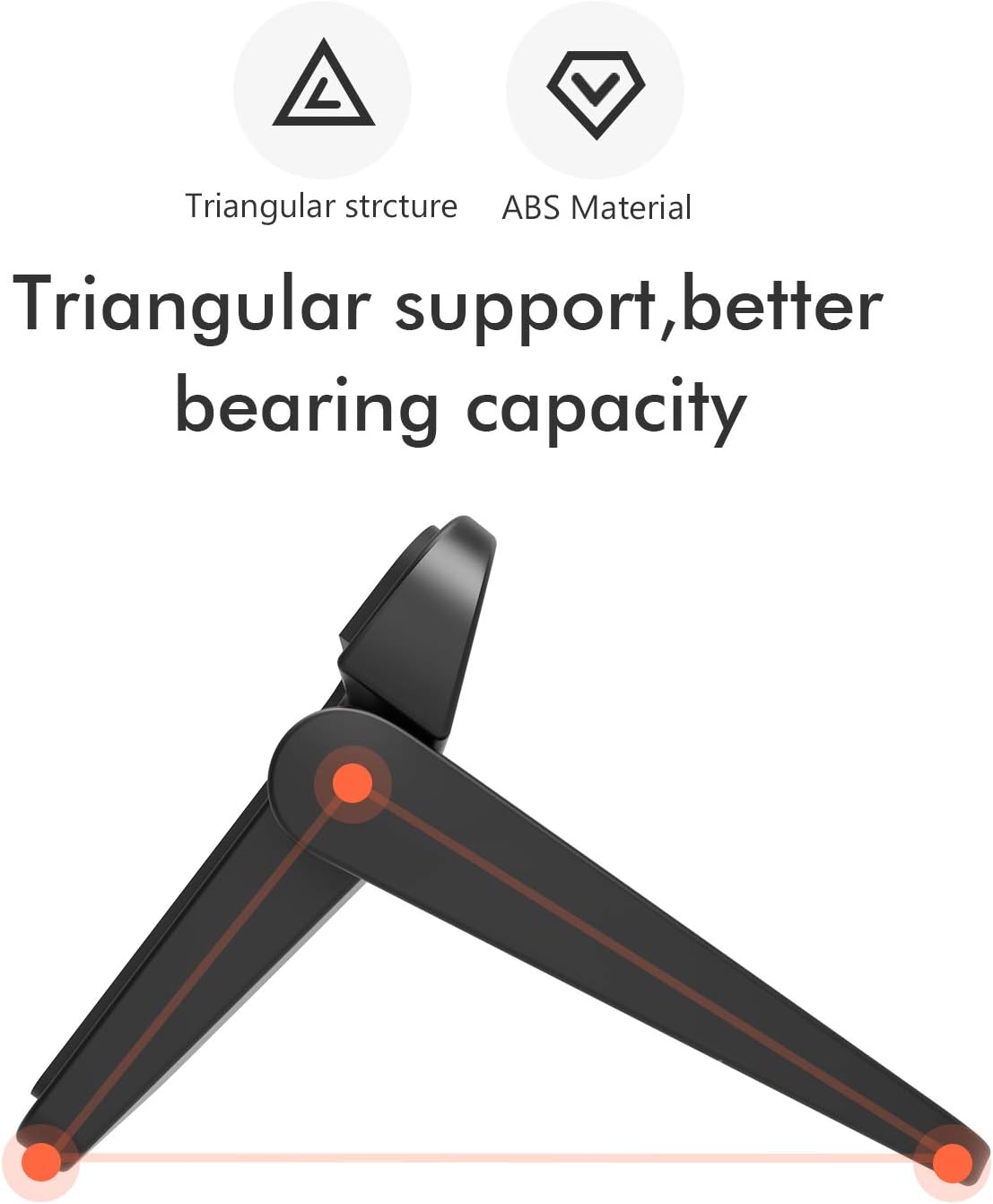 DESON 2 Pieces Mini Laptop Stand for Desk Invisible Foldable Laptop ...