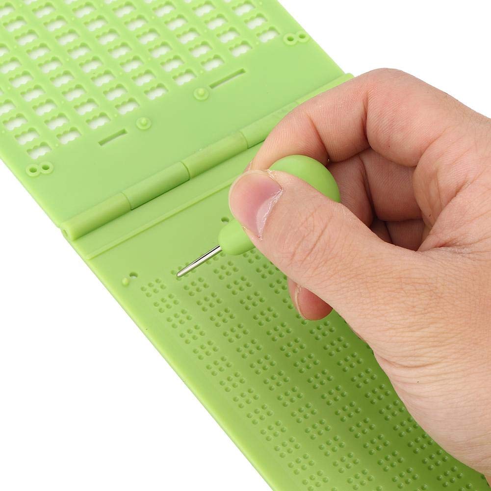 Braille Writing Tool, Braille Aids Tool Portable Plastic 9 Lines 30 ...