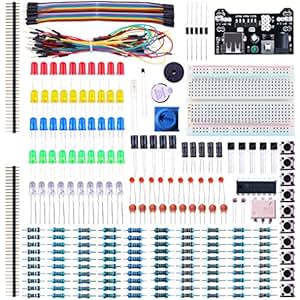 Elegoo EL-CK-002 Electronic Fun Kit Bundle with Breadboard Cable ...