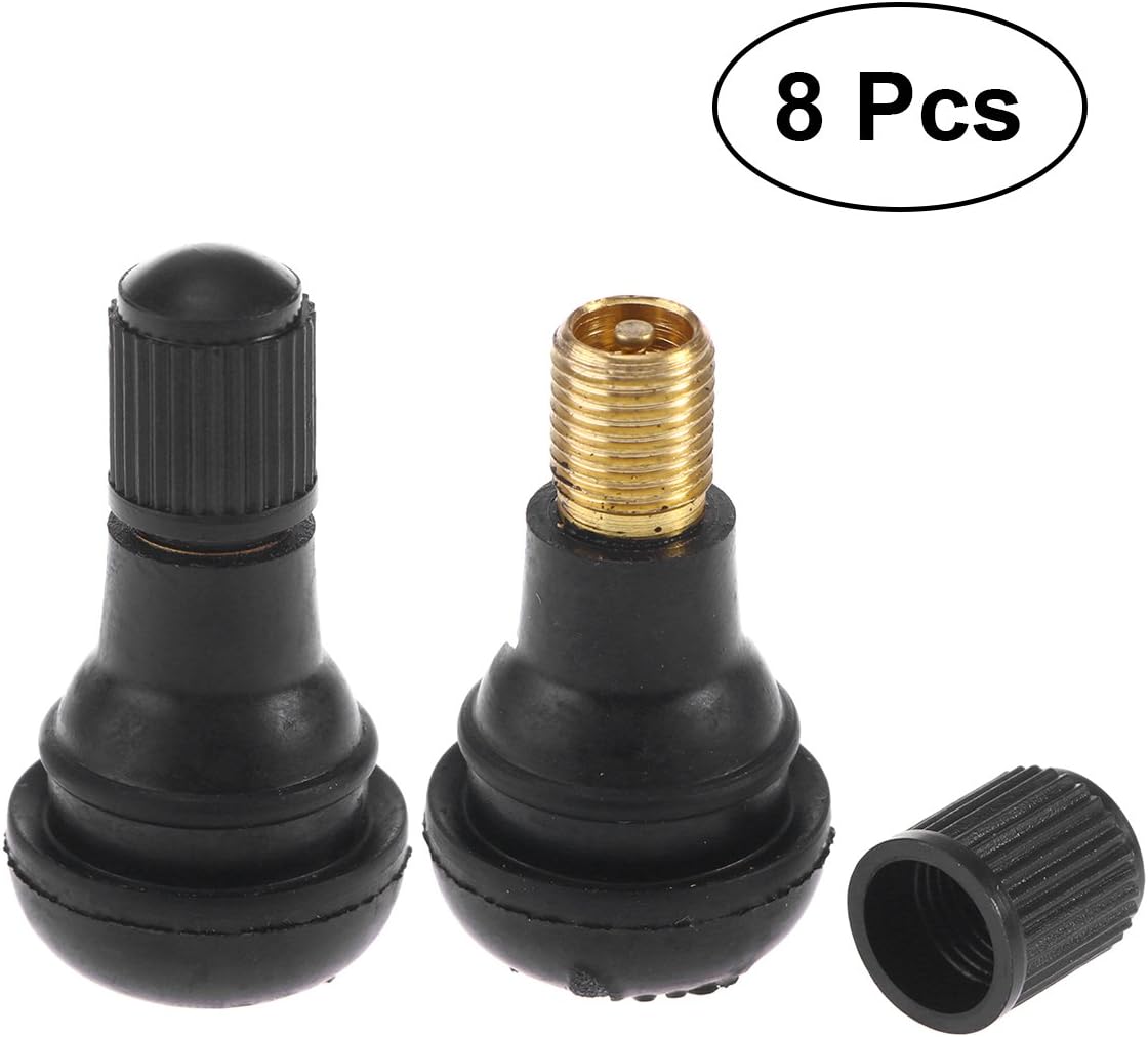 Winomo Ventil, Reifen, Auto, Ventil, Autos, Gummi, schwarz, 8-teilig ...