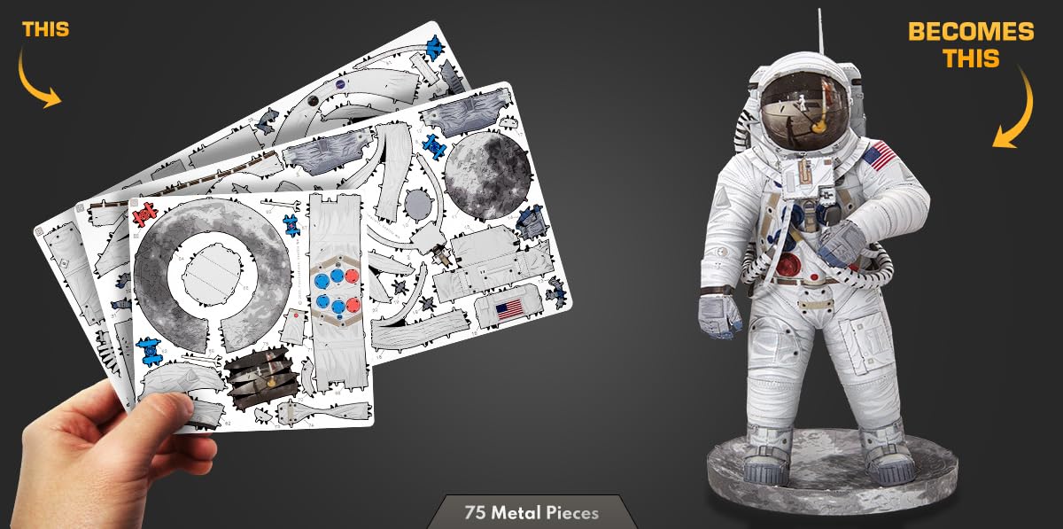 Mua Premium Series Apollo 11 Astronaut 3D Metal Model Kit Fascinations ...