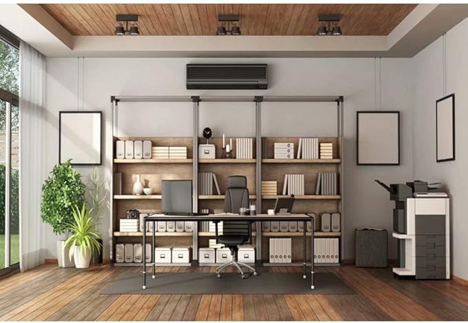 Amazon.com : DaShan 9x6ft Polyester Office Backdrop for Video ...