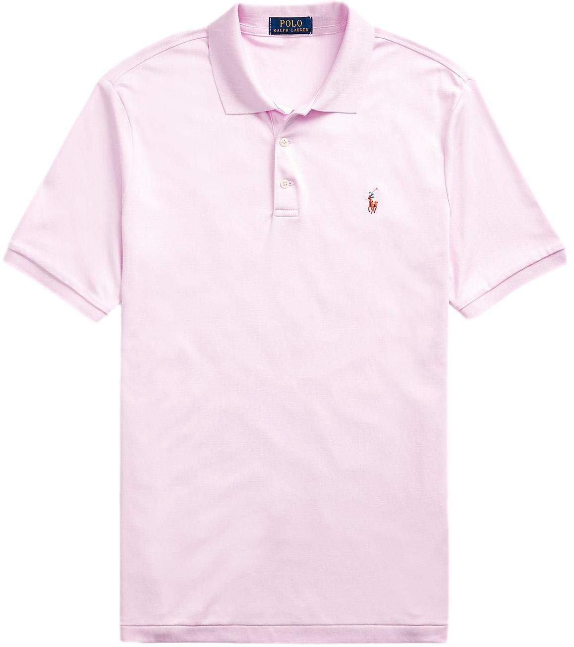 Polo RL Interlock Pony Men's T-Shirt, (Summer 2020) Garden Pink, Medium ...