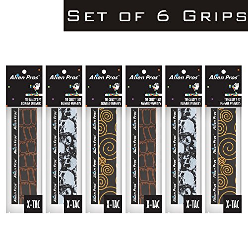 ALIEN PROS Tennis Racket Grip Tape (6 Grips) – Tac Moisture Feel Tennis ...