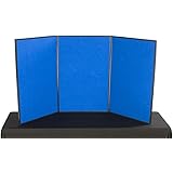 Amazon.com : Tri Fold 3-Panel Display Board, 72 x 36, with Black Hook ...