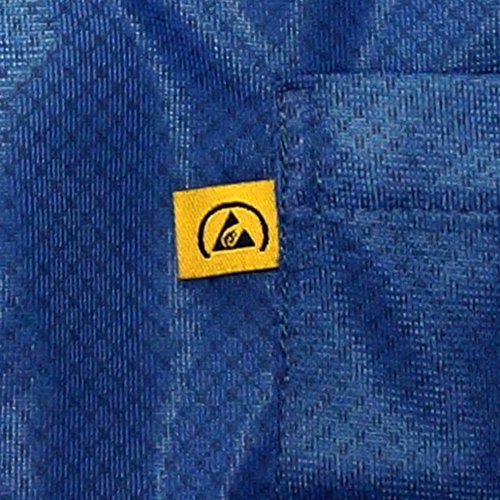 StaticTek Groundable Static Control Jacket Light Weight 8812 Fabric V ...