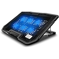 Base para Notebook,Base Suporte Notebook com Cooler 6 Ventilador Refrigerador Led Almofada de ...