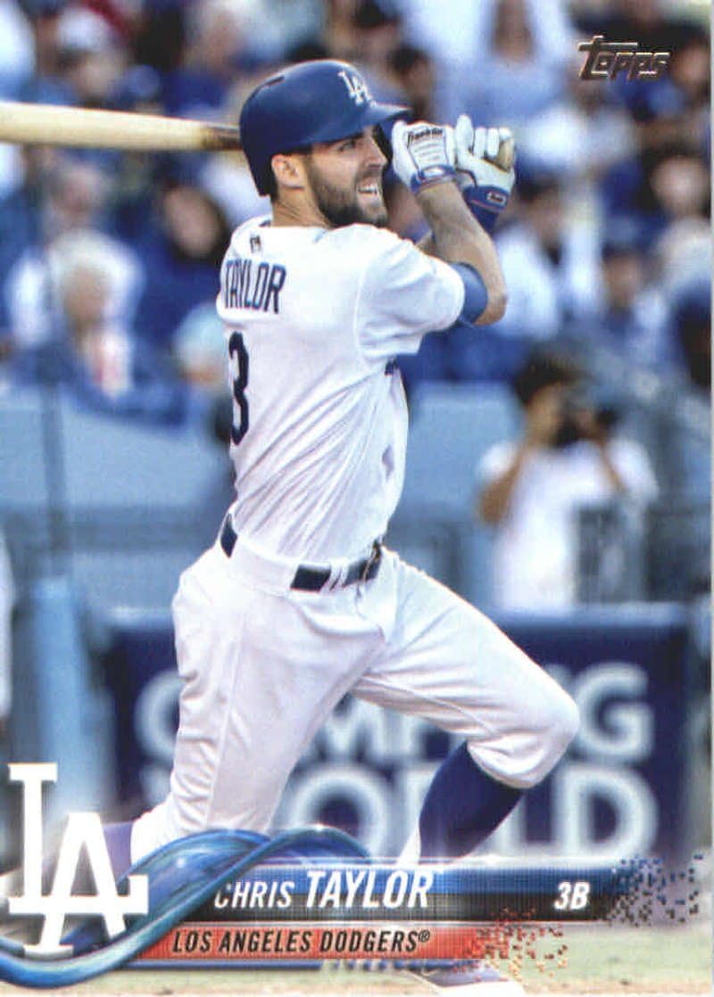 Amazon.com: 2018 Topps Series 2#369 Chris Taylor Los Angeles Dodgers ...