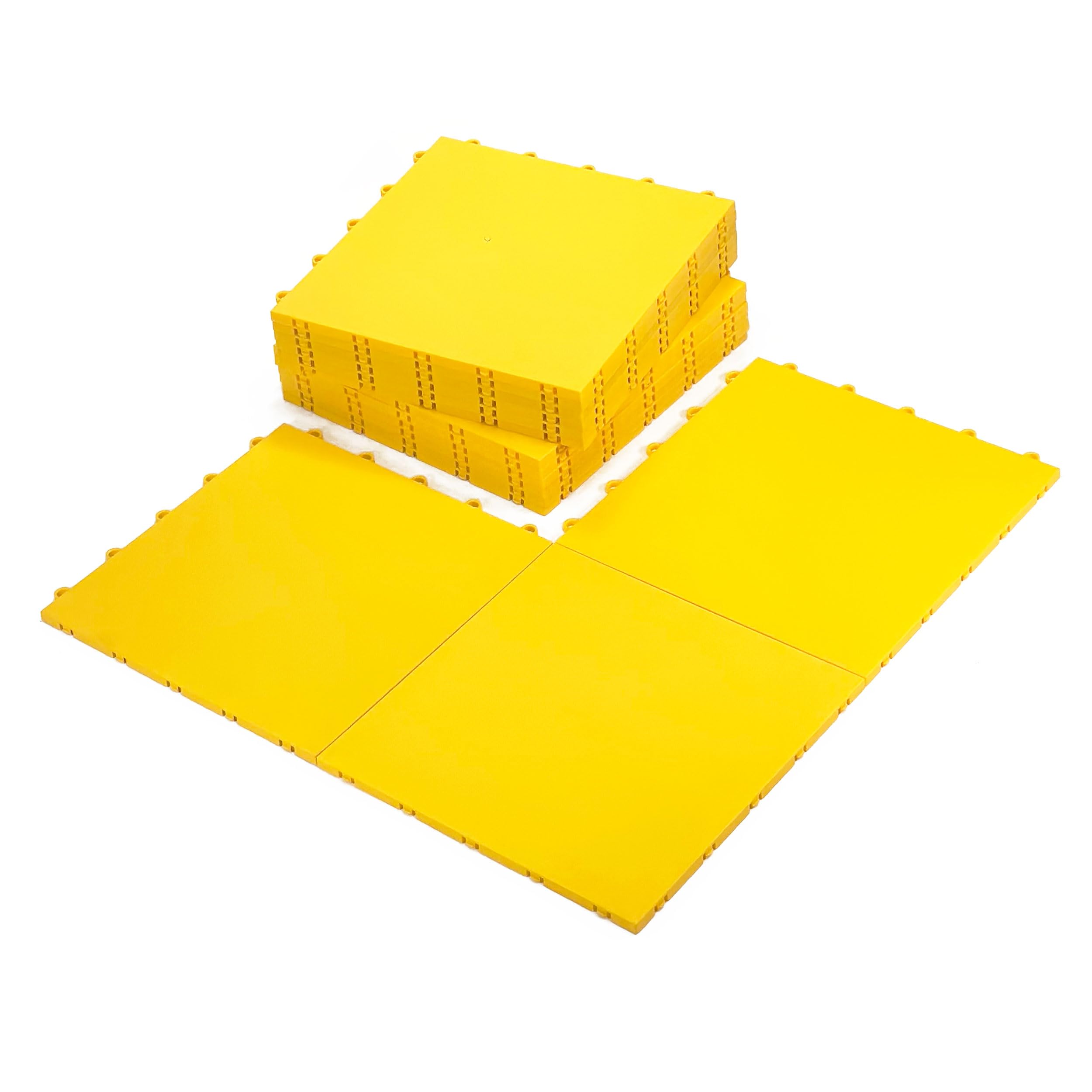 InOut Flooring 15 Yellow Tiles - High Durability Colored Flooring Tiles ...