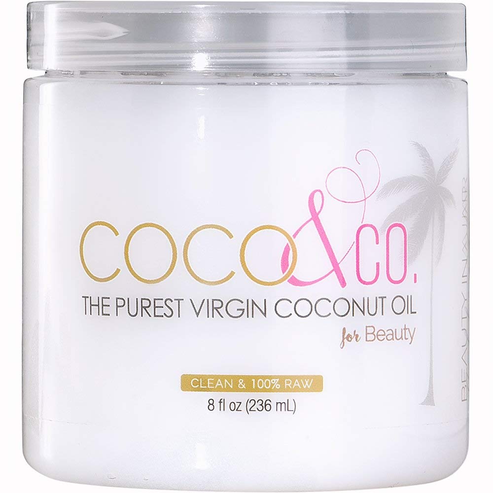 Amazon.com : Pure Coconut Oil for Hair & Skin By COCO & CO. Clean, 100% ...