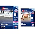 Amazon.com : Avery Printable 3" x 5" Cards, 150 Blank Index Cards ...