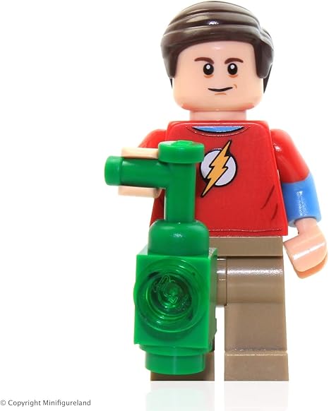 LEGO Ideas Big Bang Theory Minifigure - Sheldon Cooper with Green ...