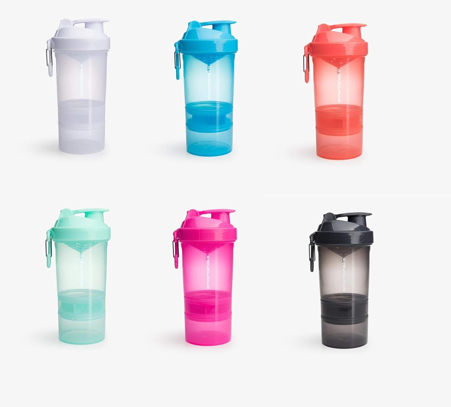 Smartshake Original2Go New Design Shaker Bottle with Storage ...