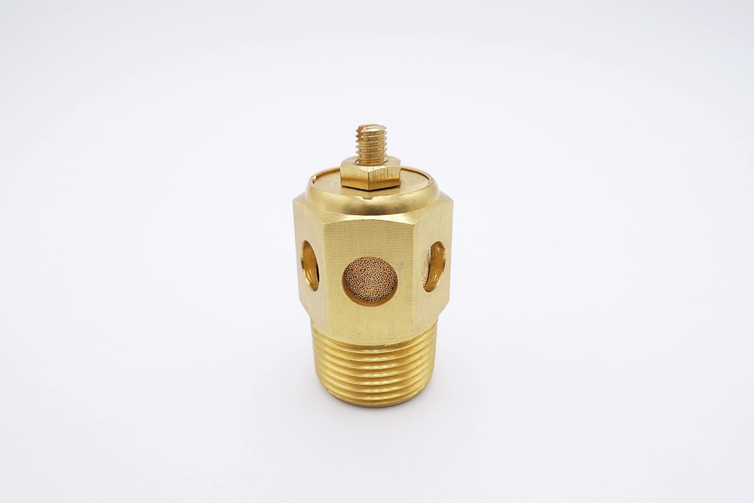 IVLPHA Pneumatic Air Muffler, Sintered Bronze Brass Exhaust Muffling ...