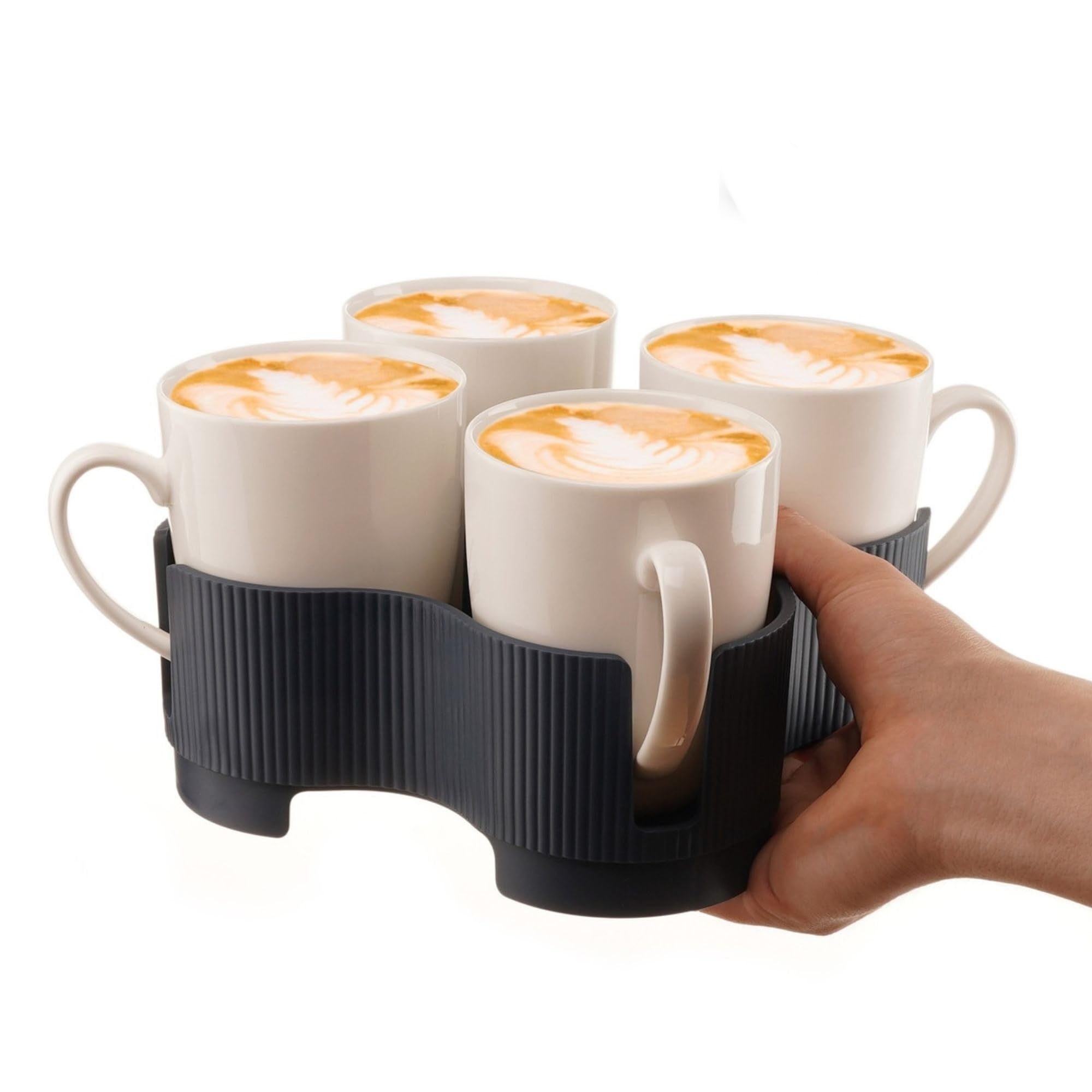 Muldale Reusable Drink Carrier 4 Cup - UK Made Drink Caddy Portable Mug ...