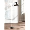 Kayne Modern Farmhouse Downbridge Style Task Floor Lamp 61" Tall Satin ...