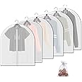 Amazon.com: Plastic Garment Bags Clothing Storage Bags Hanging for ...