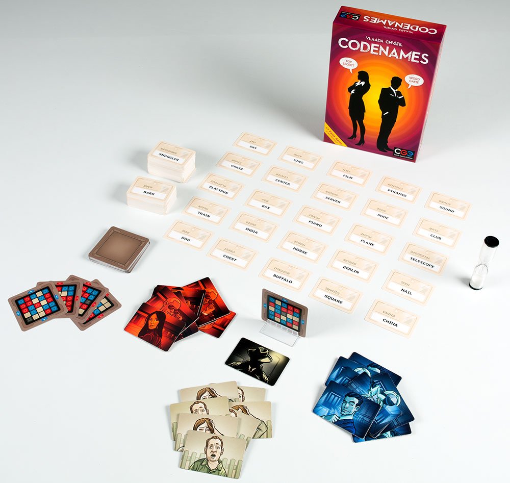 CGE Czech Games Edition Codenames Boardgame - Affordable Educational ...