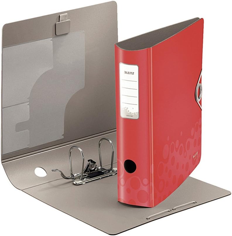 LEITZ Ordner Active Bebop, 180 Grad, 80 mm, rot 4002432392100: Amazon ...