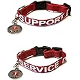 Amazon.com : Service Dog and Emotional Support Animal ESA Collar with ...