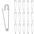 Amazon.com: Large Safety Pins 75mm/3inch Extra Large Safety Pins Heavy ...