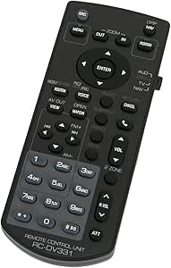 Amazon.com: RC-DV331 KNA-RCDV331 Replacement Remote for Kenwood Receiver Navigation System ...
