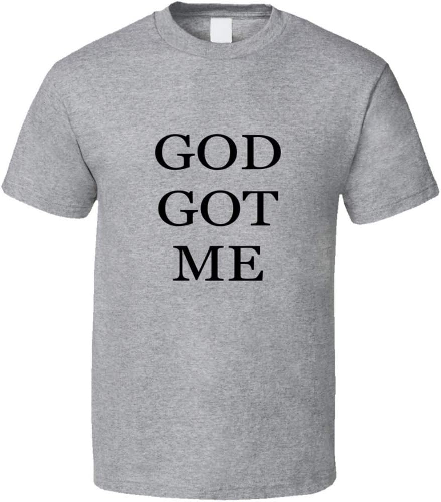 God Got Me Tee Trendy T-shirt Grijs: Amazon.nl