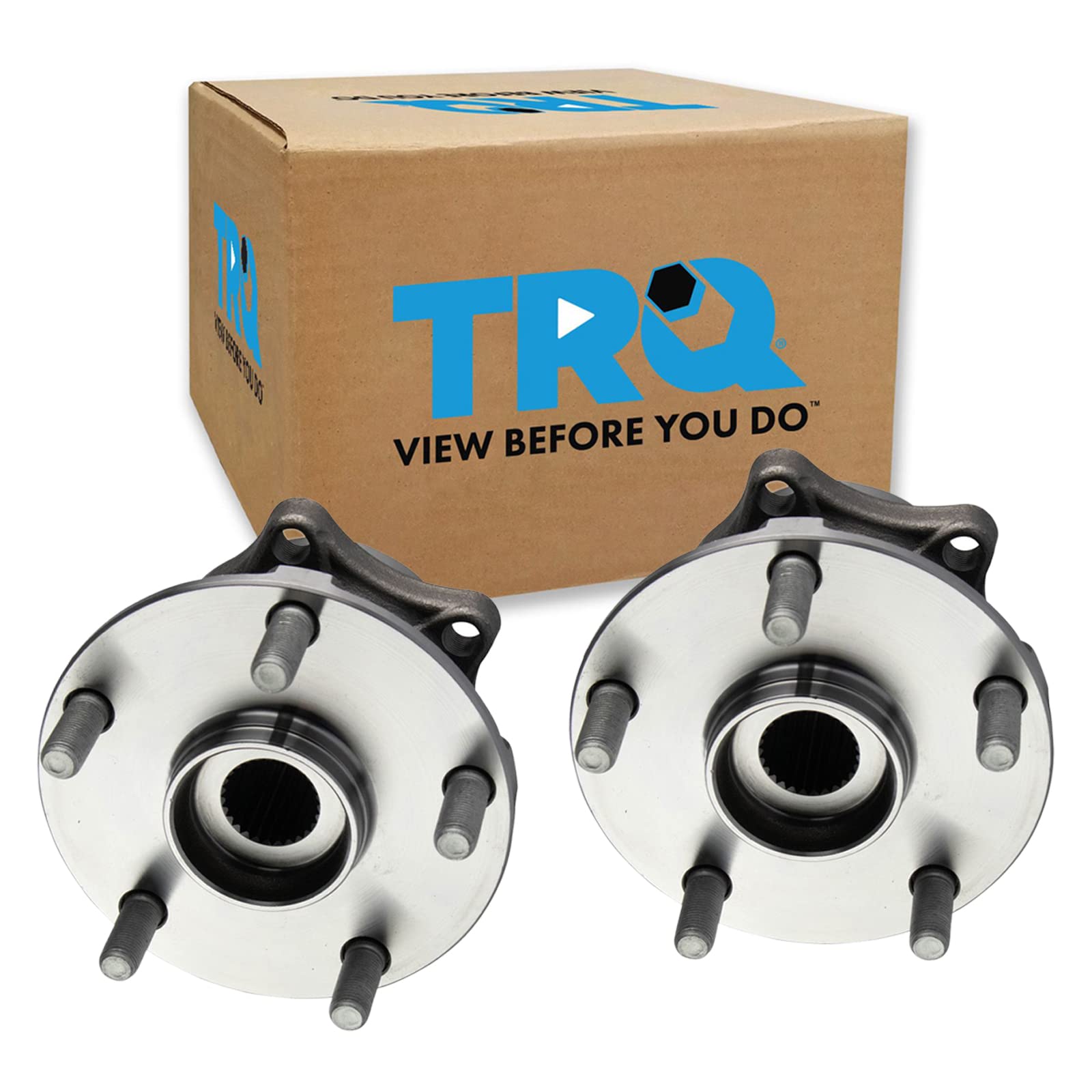 TRQ Rear Wheel Hub Bearings Assembly Set Compatible with 2019-2021 ...