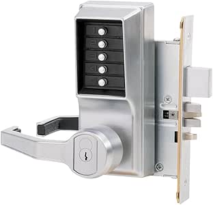 Kaba Simplex 8100 Lever Mechanical Pushbutton Lock Key Bypass Mortise ...