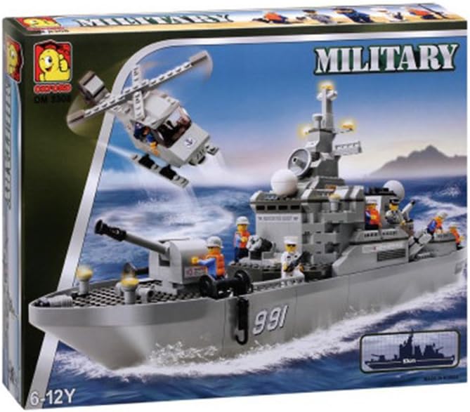 Oxford Blocks Huge Battleship Military Lego Style Building Construction ...