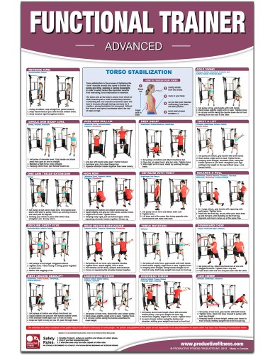 Functional Institutional/Home Gym Poster/Chart- Advanced - Functional ...
