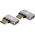 Amazon.com: 8K DisplayPort 1.4 Adapter Flat 90 Degree and 270 Degree ...