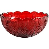 Amazon.com | Godinger Crystal Dublin Serving Bowl: Salad Bowls: Goblets ...