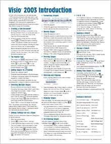 Microsoft Visio 2003 Quick Reference Guide (Cheat Sheet of Instructions ...