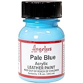 Amazon.com: Angelus Light Blue Acrylic Leather Paint 1 oz : Arts ...