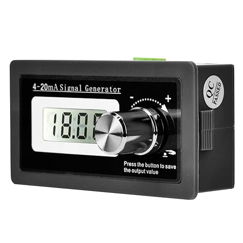Jadeshay 4-20mA Two-Wire Current Loop Signal Generator with LCD Display ...
