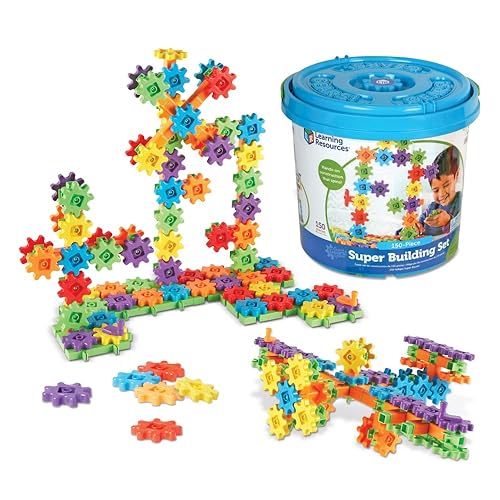 Learning Resources Gears! Gears! Gears! Super Building Toy Set, STEM ...