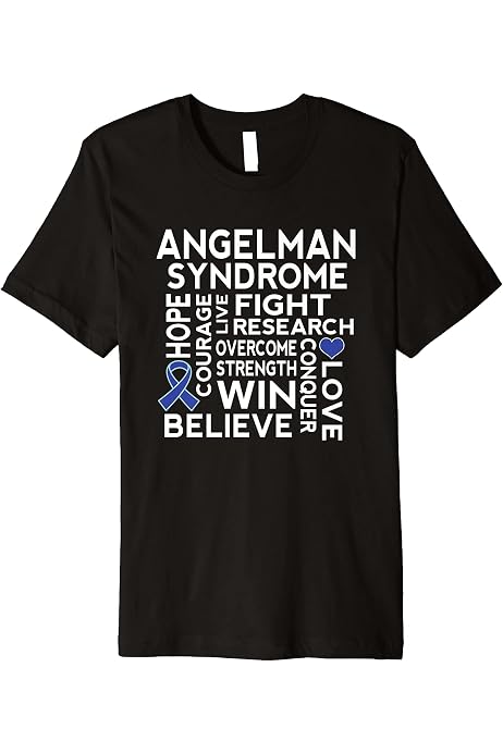 Angelman Syndrome Awareness Ribbon Amazon.com: I Wear Blue For My