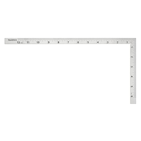 Mua Liquidraw 150 x 300 mm Stainless Steel L Shape Square Ruler Double ...