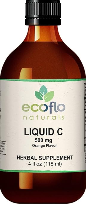 Amazon.com: Liquid C, 500 mg, Orange Flavor, 4 Fl Oz (120 mL) Liquid ...