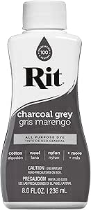 Amazon.com: Rit All-Purpose Liquid Dye, Charcoal Grey