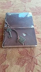 Amazon.com : OliaDesign Diary String Key Leather Bound Notebook, Brown ...