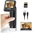 Amazon.com : 800X HD Handheld Digital Microscope for Adults, with 2 ...