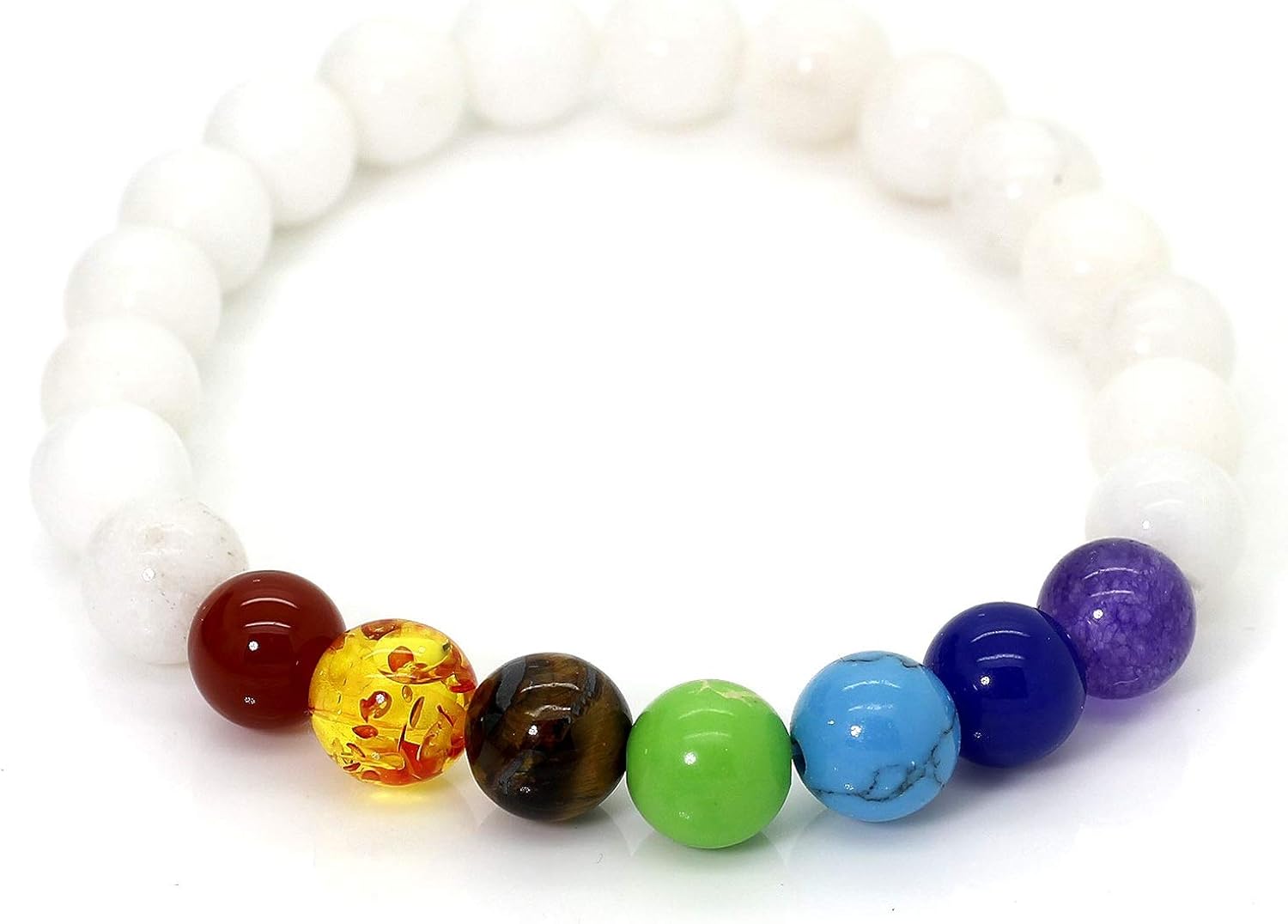 Amazon.com: Perfect Gems Natural 8mm Gorgeous Semi-Precious Gemstones ...